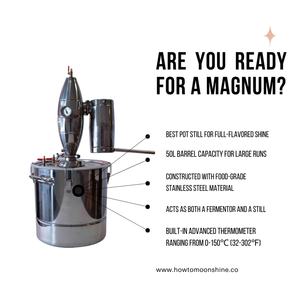 The Magnum All-in-One Moonshine Still - HowToMoonshine